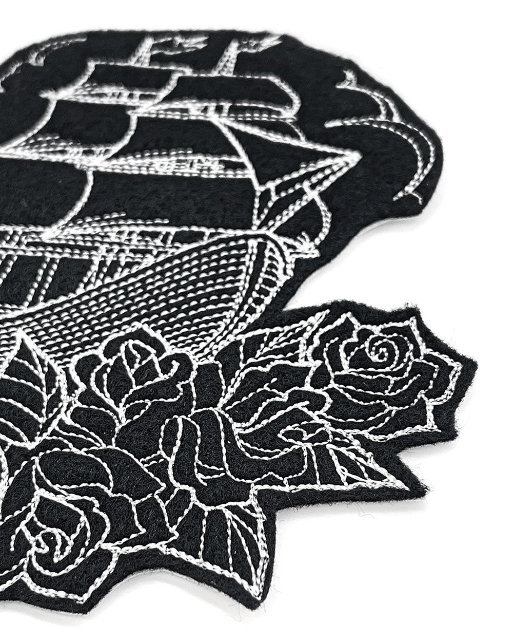 Sailor Ship & Roses Large Patch