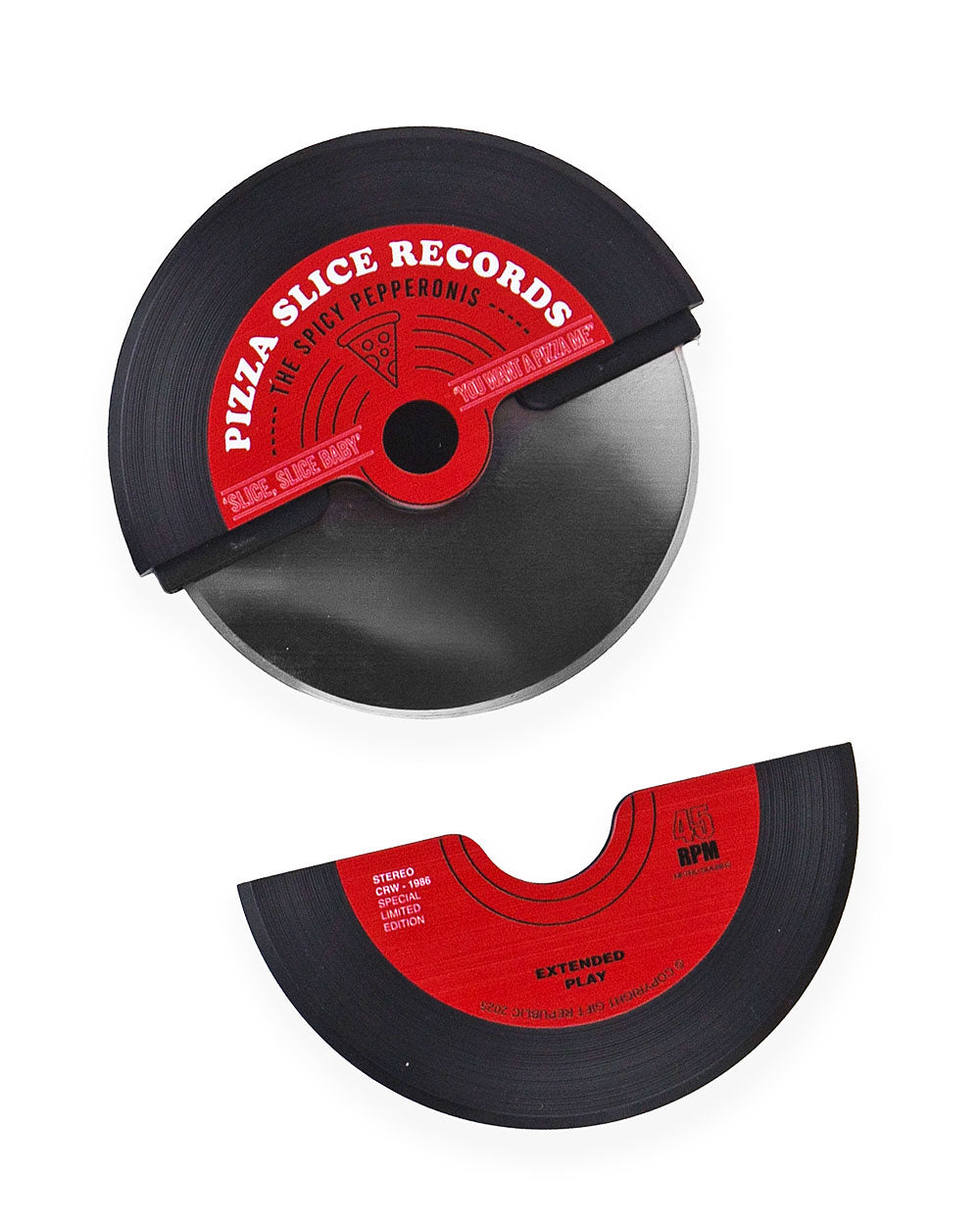 Vinyl Record Pizza Cutter Gift