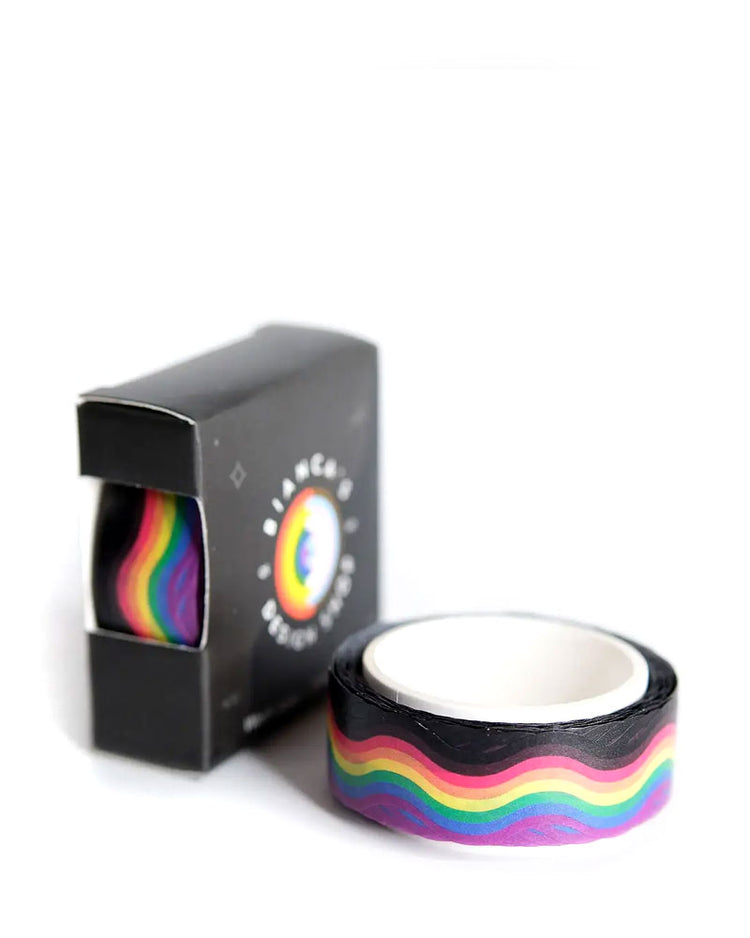 Queer POC Pride Wavy Washi Tape
