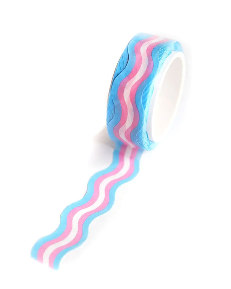 Trans Pride Wavy Washi Tape