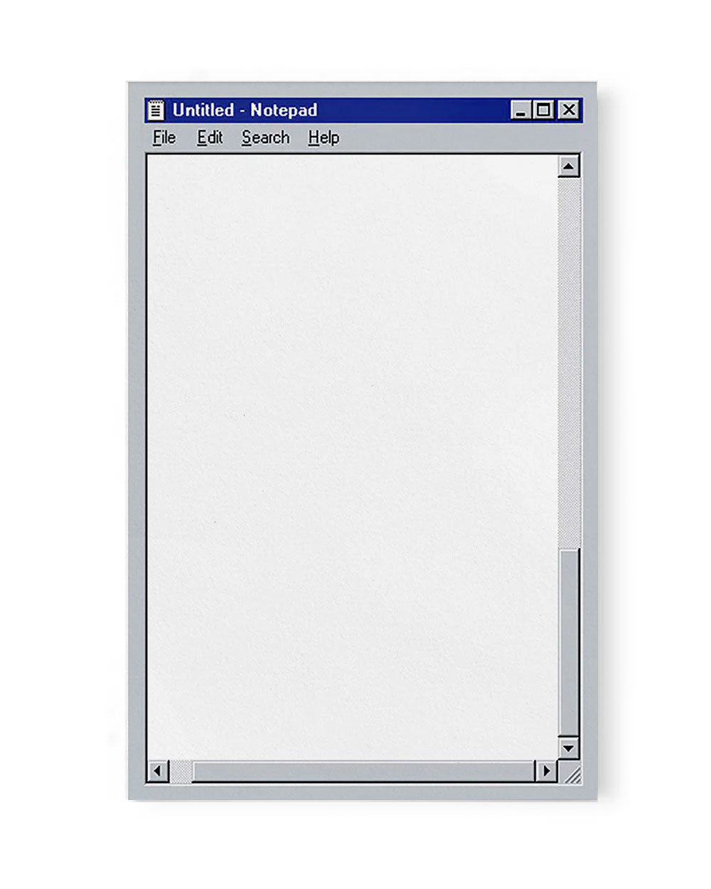 90s Computer Doc Notepad