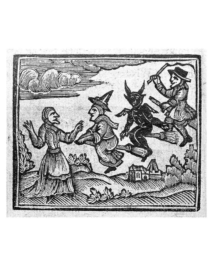 Woodcut Devil Patch