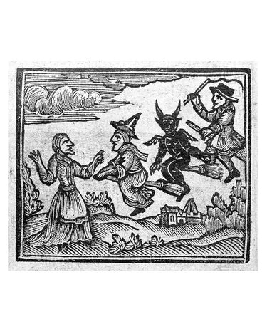 Woodcut Witch Patch