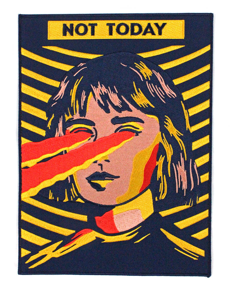 Not Today Large Back Patch