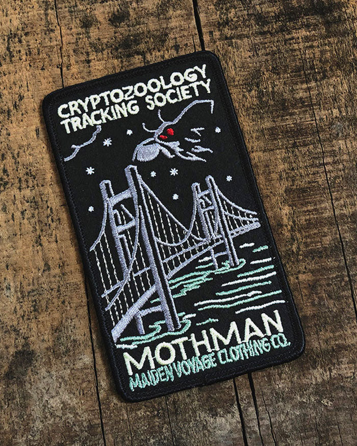 Mothman Cryptozoology Patch