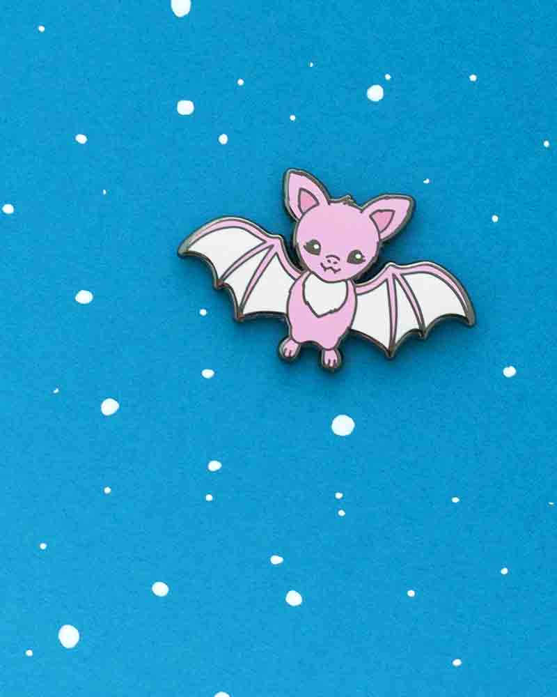 Pink Bat Pin