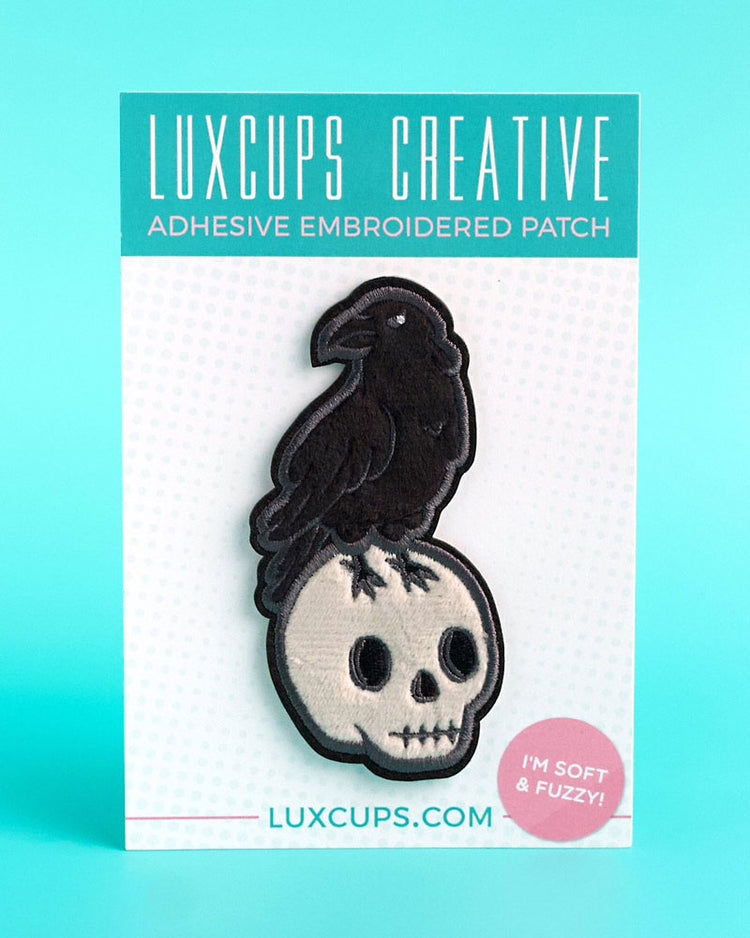 The Raven Fuzzy Sticker Patch