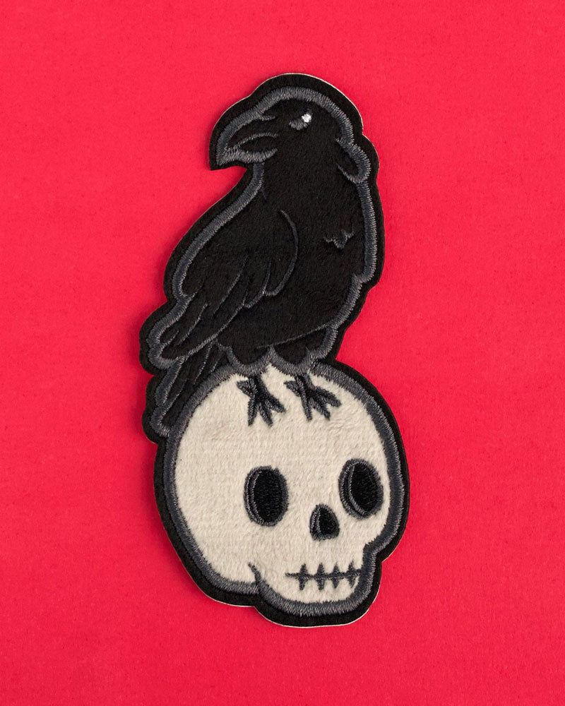 The Raven Fuzzy Sticker Patch