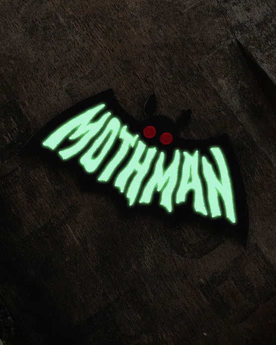 Mothman Symbol Patch (Glow-in-the-Dark)