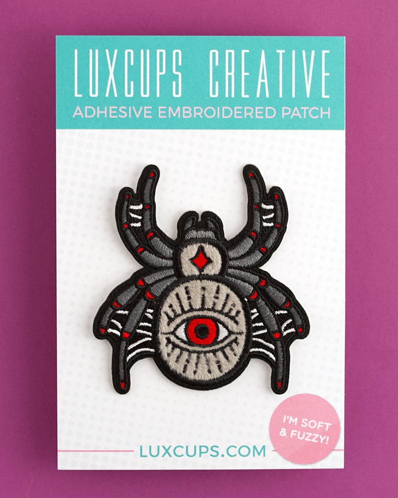 Web Weaver Fuzzy Sticker Patch