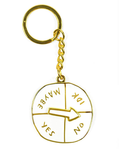 Indecisive Spinner Wheel Moving Keychain