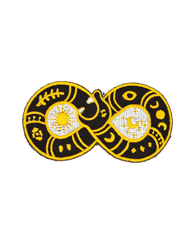 Ouroboros Sun & Moon Snake Patch