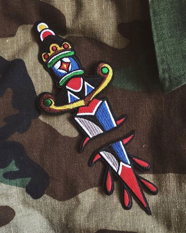 Two-Part Dagger Patch