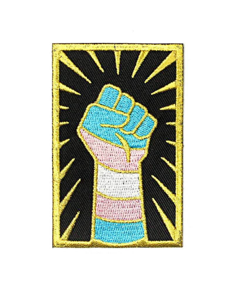 Trans Resist Fist Patch