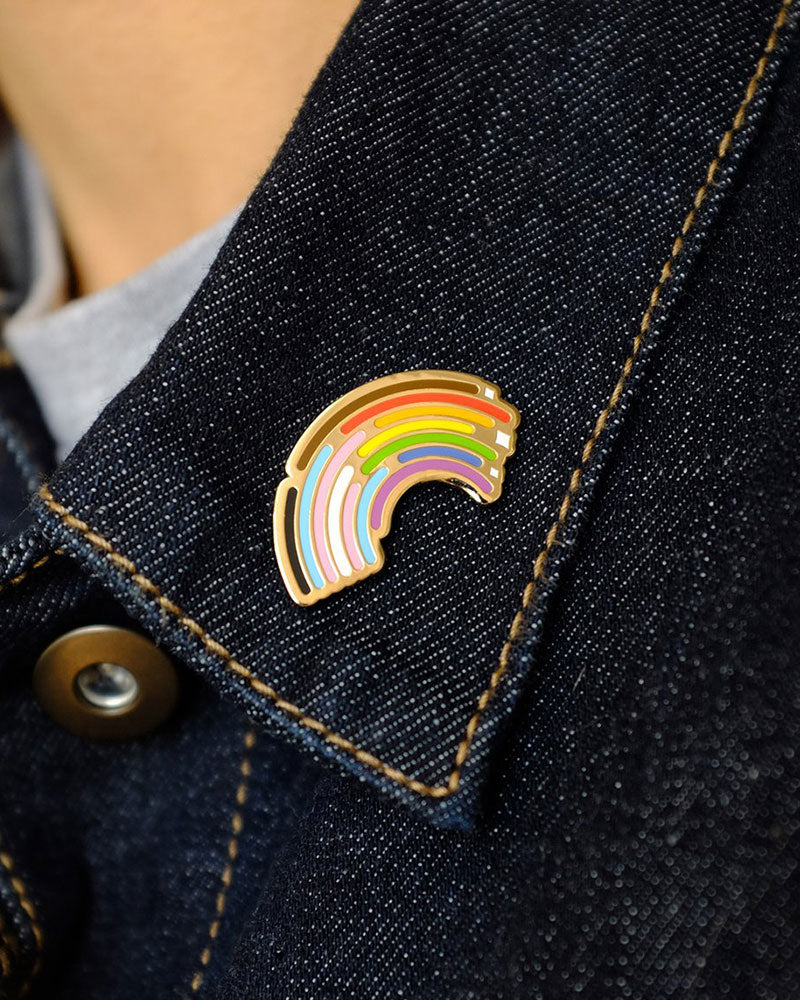 Inclusive Rainbow Pride Pin
