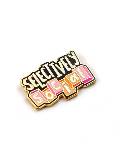 Selectively Social Pin
