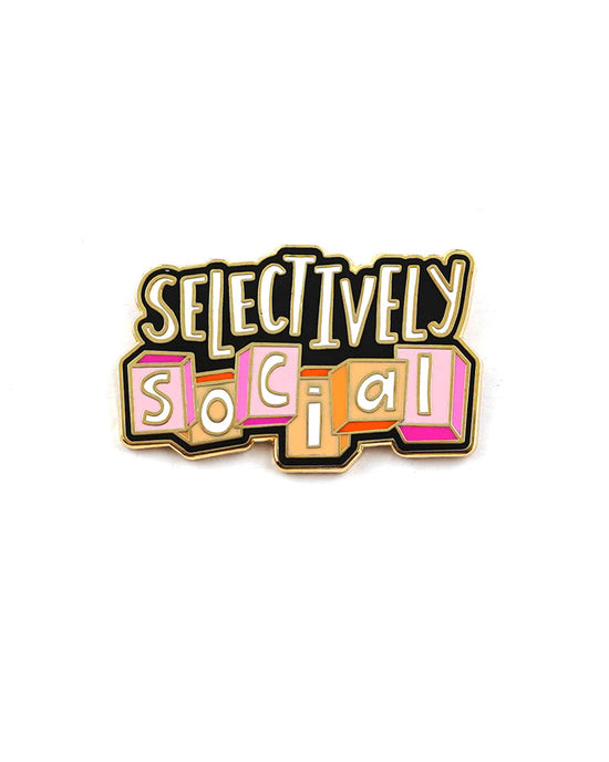 Selectively Social Pin