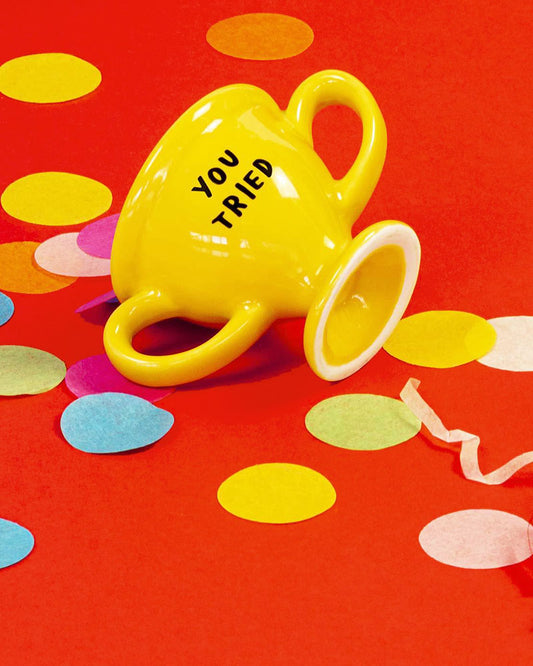 You Tried Mini Ceramic Trophy