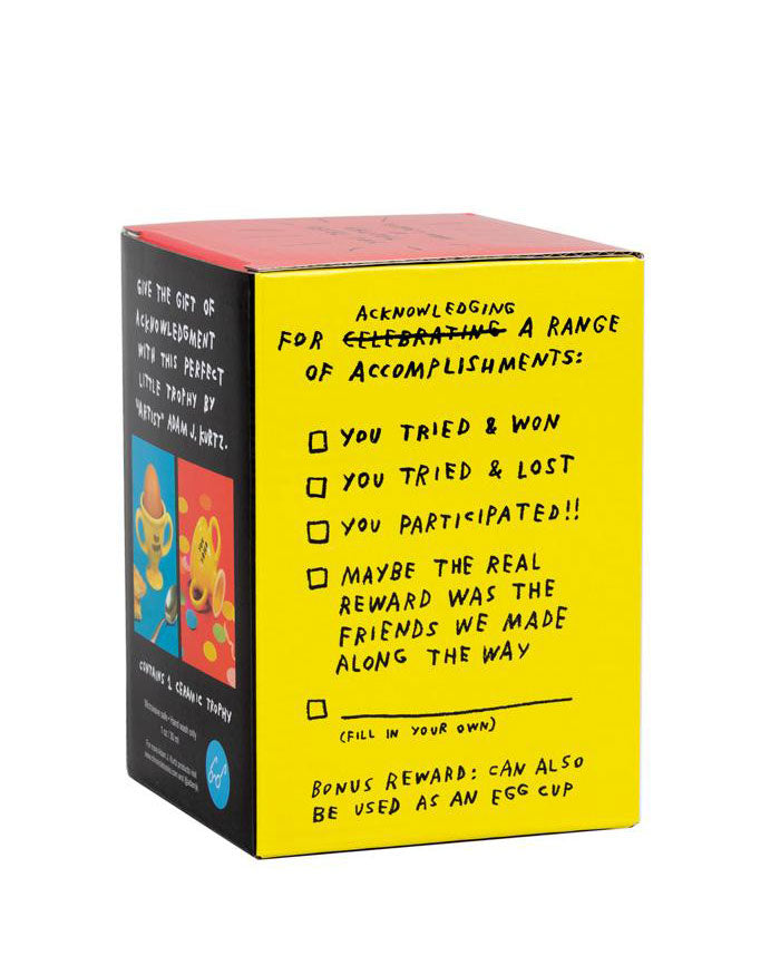 You Tried Mini Ceramic Trophy